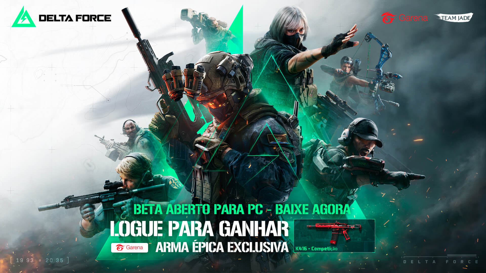 Versão oficial de PC de Garena Delta Force, baixe e Receba Skin de Arma ...